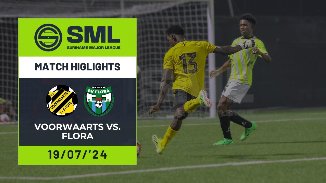 SML MATCH HIGHLIGHTS - VOORWAARTS VS. FLORA (MATCHDAY 18) - 19/07/'24 ...