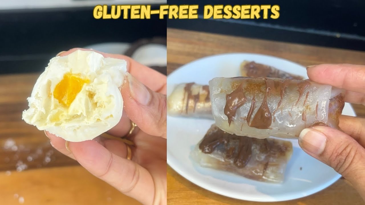 Delicious Rice Paper Desserts-Chewy Mango Mochi & Crispy Banana ...