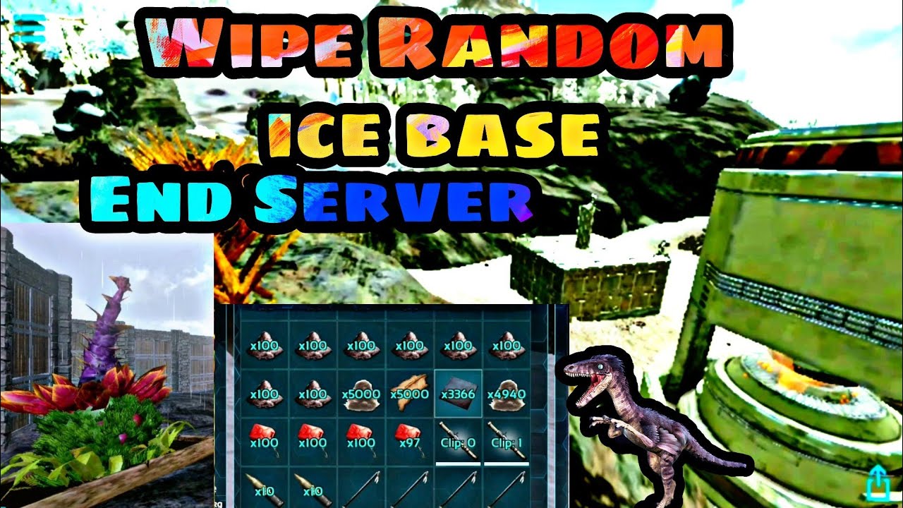 [ ARK MOBILE ] PvP wipe base and troll new players enemy leave server ...