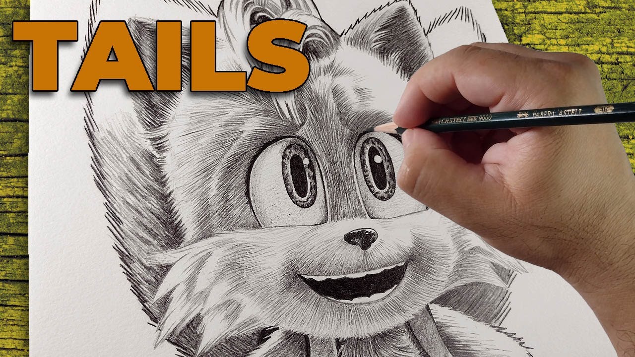 Como Desenhar Tails de Sonic 3 | Sonic The Hedgehog | How To Draw Tails ...