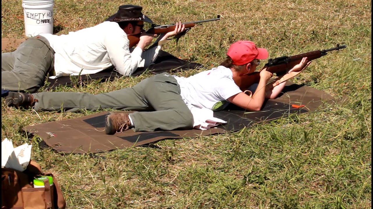 Western Rose Appleseed Instructor Shooting M1A - YouTube