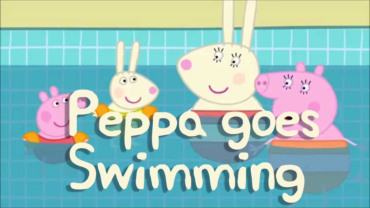 Peppa Pig Story - Peppa Goes Swimming - YouTube