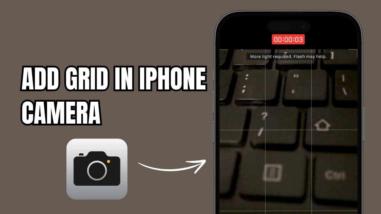 How to Add Grid in Camera On iPhone? - YouTube