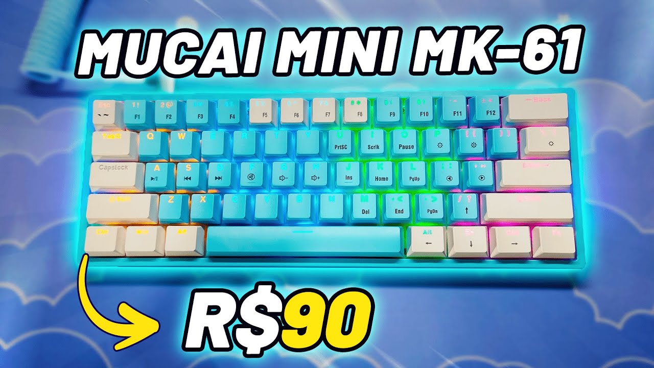 O TECLADO MECÂNICO MAIS BARATO DO ALIEXPRESS! VALE MESMO A PENA? ⌨🤔 ...