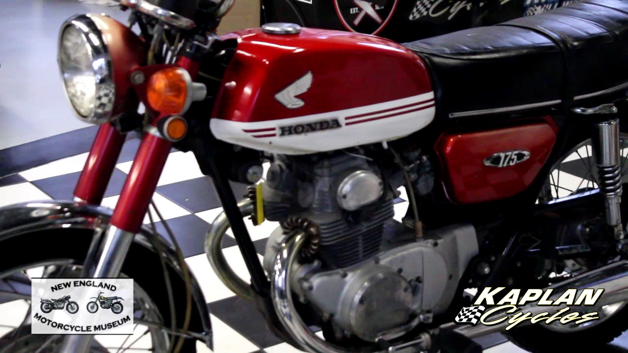 1971 Honda CB175 Ruby Red - YouTube