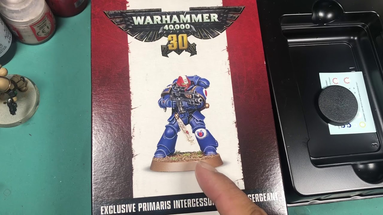 Primaris Intercessor Veteran Sergeant - 30th Anniversary - Unboxing and ...