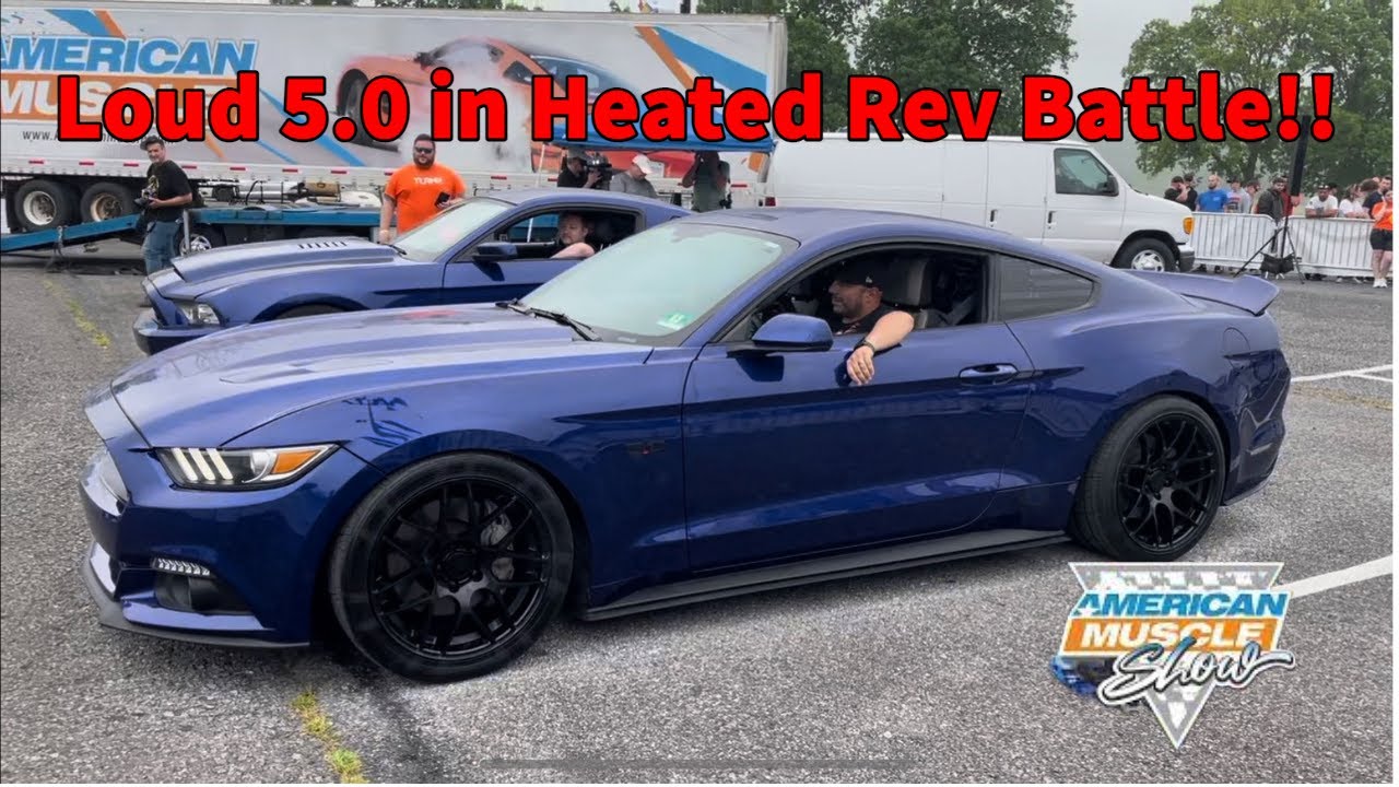 Loud Cars, Drama, and More!! American Muscle Car Show 2023 Rev Battle ...