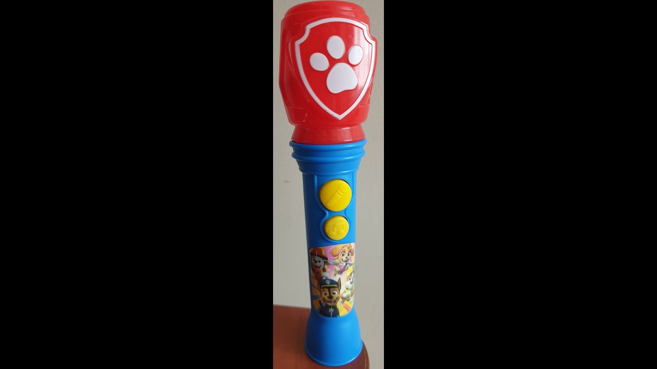 Paw Patrol Microphone - YouTube