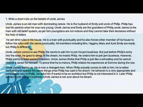 The Boy Comes Home by A.A.Milne drama short answer and 4 marks question ...