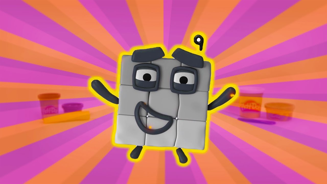 Numberblocks | Learn Numbers with Play-Doh - Number 9 | Learn with Play ...