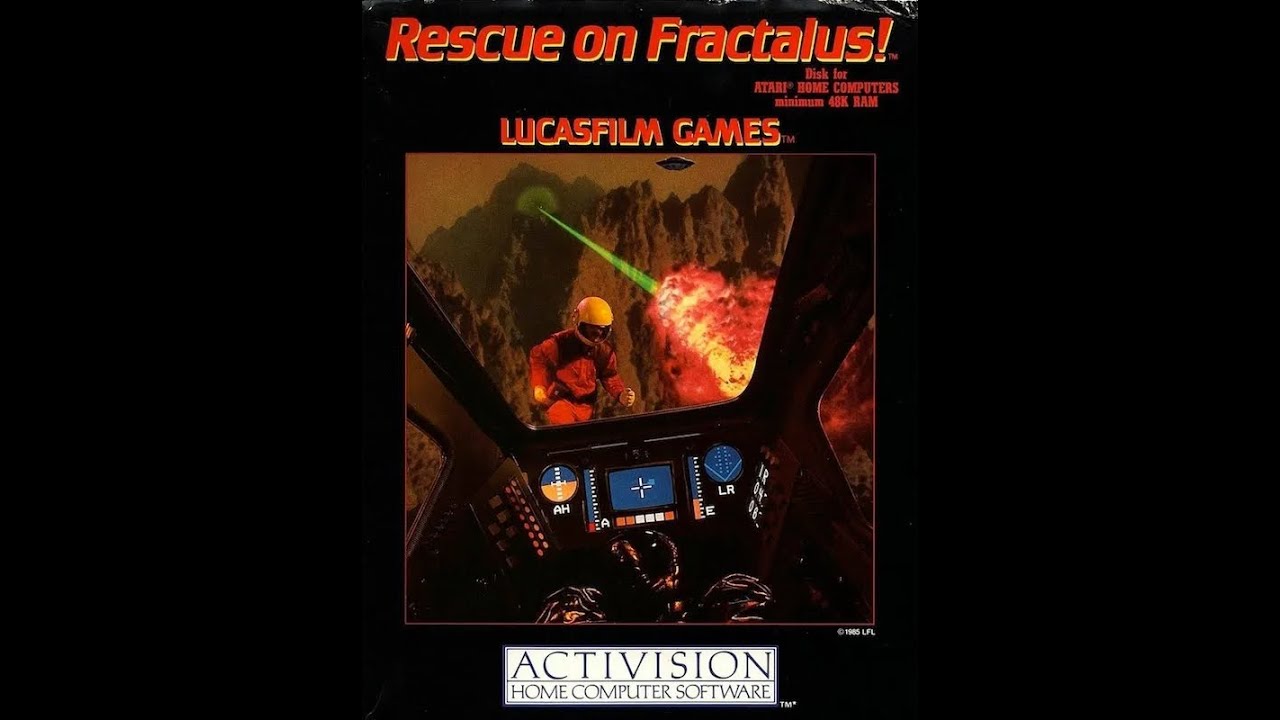 Rescue on Fractalus (Atari 800 XL) - YouTube