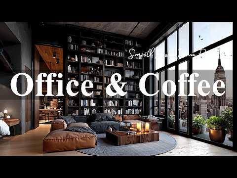 Office Coffee & Jazz ☕ Relaxing Cafe Jazz & Smooth Bossa Nova Piano for Work, Slow Beautiful Days