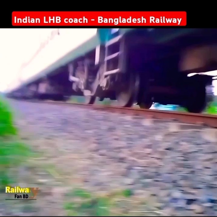indian LHB coach - Bangladesh Railway #railtrack #highspeedtrain # ...