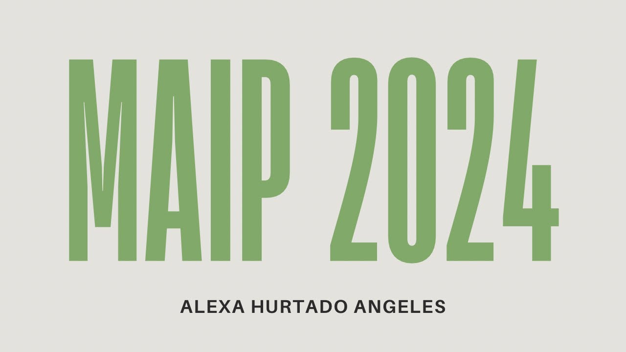 MAIP 2024 Application Submission ~ Alexa HA - YouTube