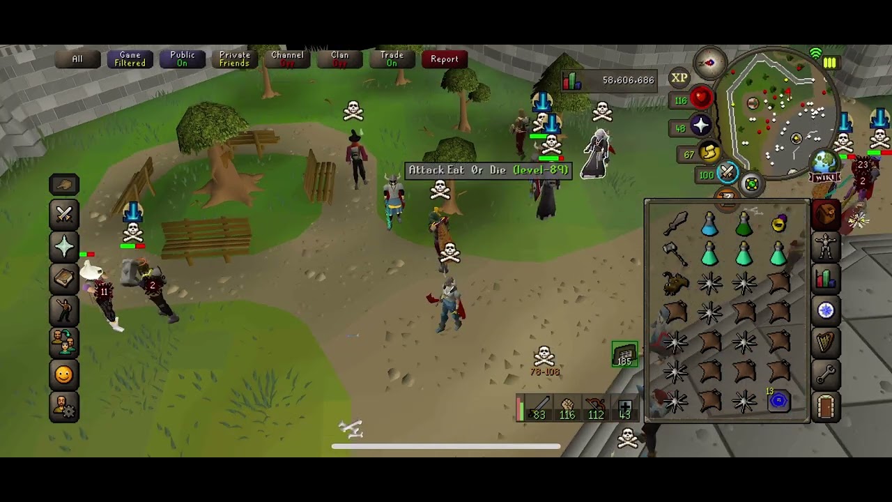 The best pker in Oldschool RuneScape mobile pking history - YouTube