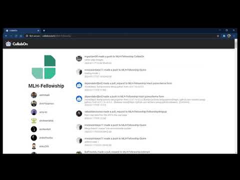 CollabOn | MLH Fellowship Halfway Hackathon - YouTube