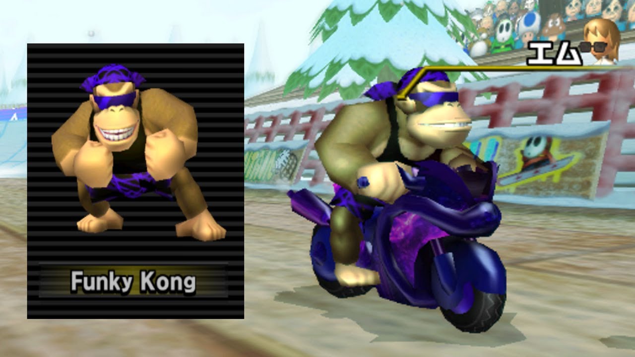[MKW] Purple Lightning ★ Funky Kong Texture - YouTube