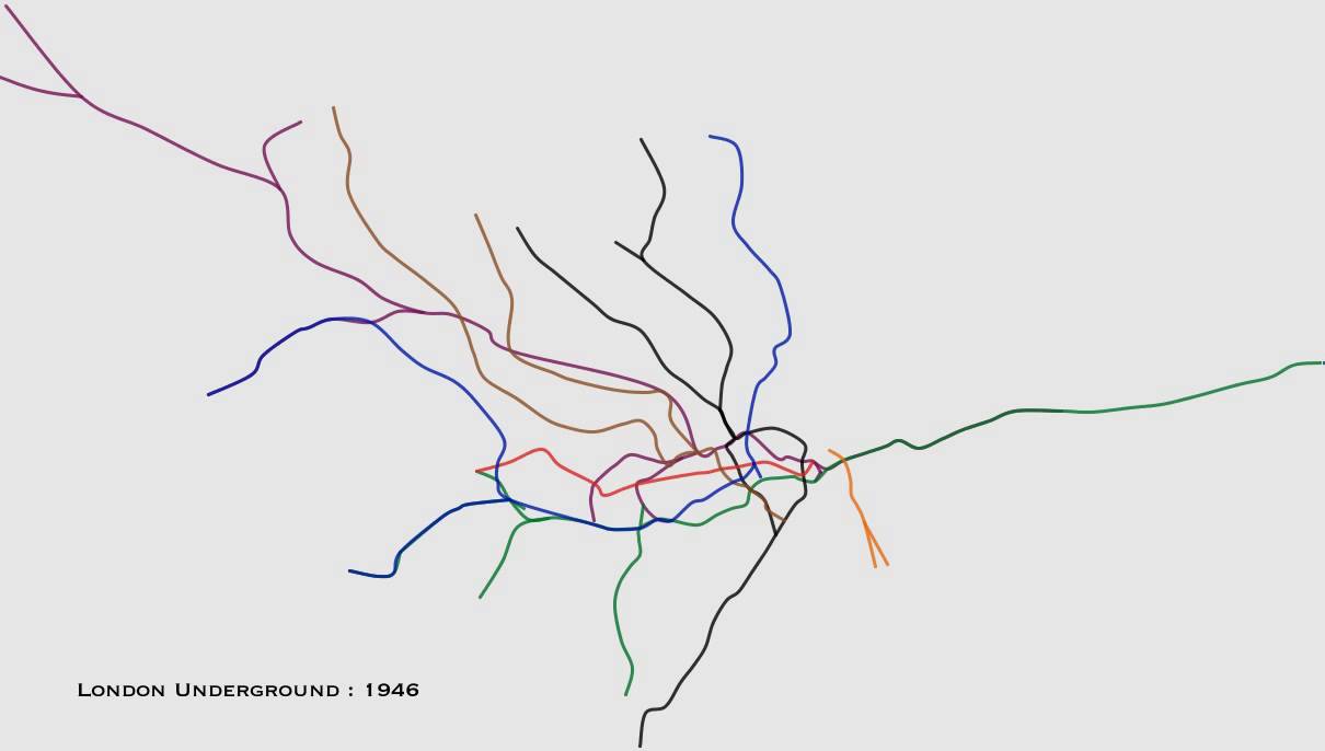 Growth of the London Underground - YouTube