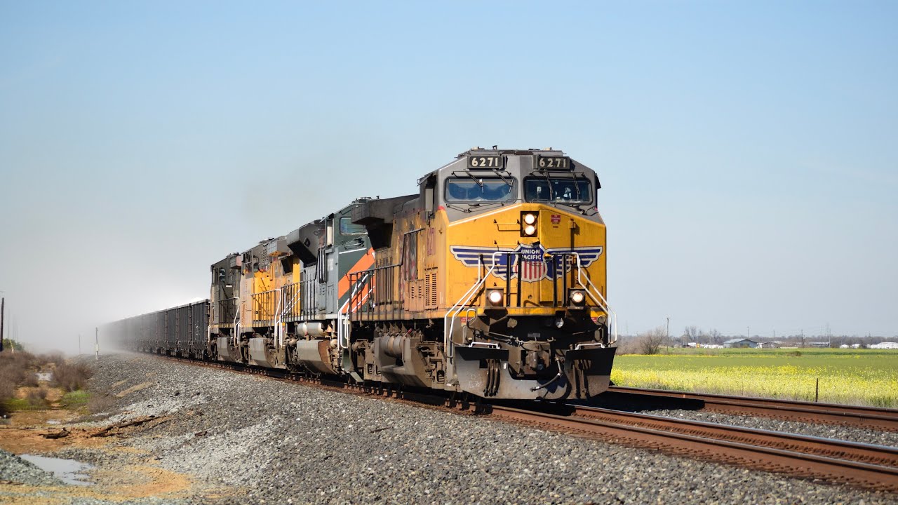 (HD) Norcal Railfanning (Early 2025) - UP Gypsum, Caltrain Geometry ...