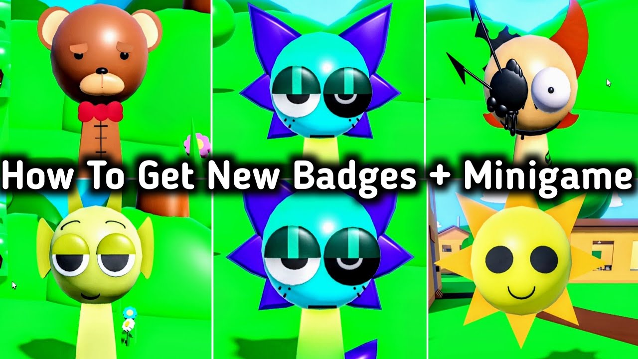 How To Get Restricted Lab Mini Game + All 5 New Badges In 3D Sprunki RP ...