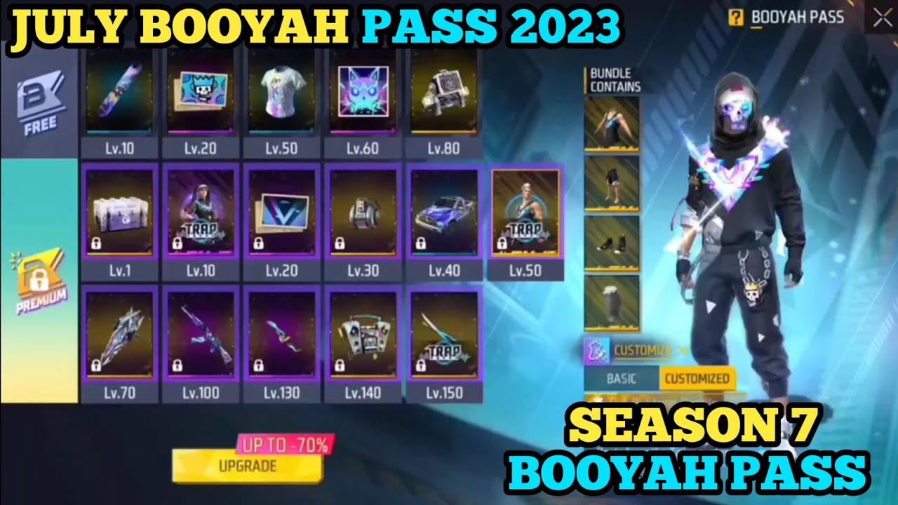 July Booyah Pass Full Review | Free Fire July Booyah Pass 2023 | July ...