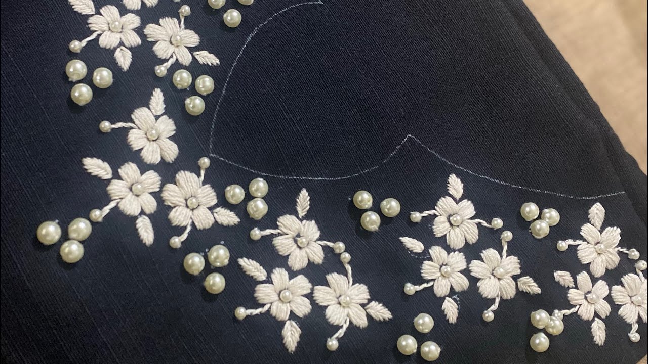 Easy step by step embroidary on black shirt | small business | designer ...