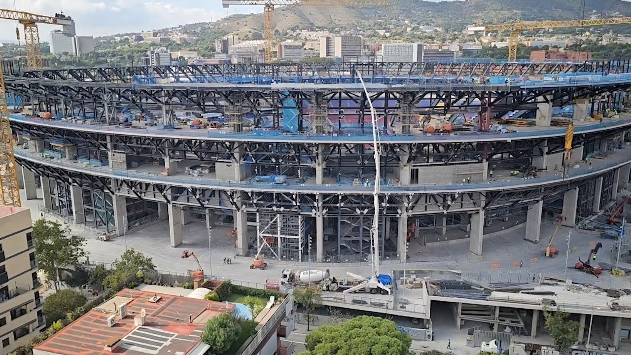 Camp Nou Latest Construction Update (October 2025) | New Roof, Stands ...