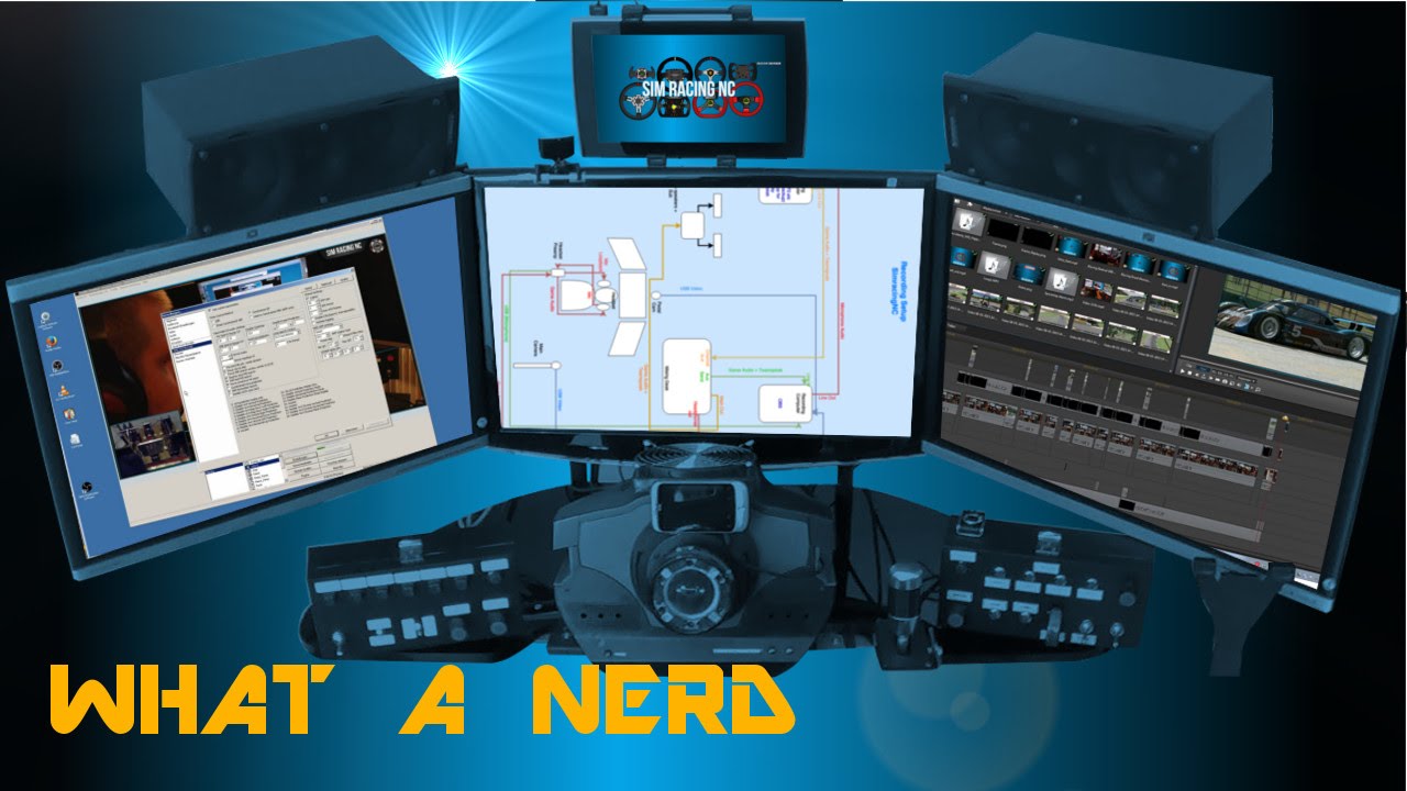 My Sim Cockpit - Recording Setup - What A Nerd - YouTube