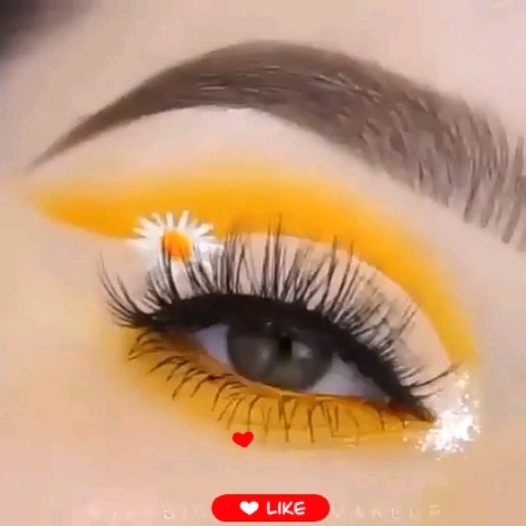 Flower eye makeup tutorial # short ||Miss Khanak - YouTube