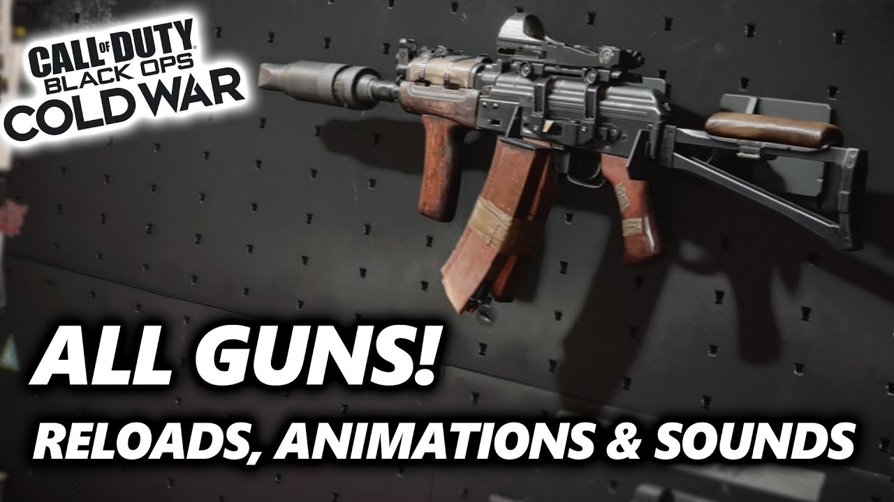 All Guns In Black Ops Cold War Alpha - Reloading, Animations and Sounds ...