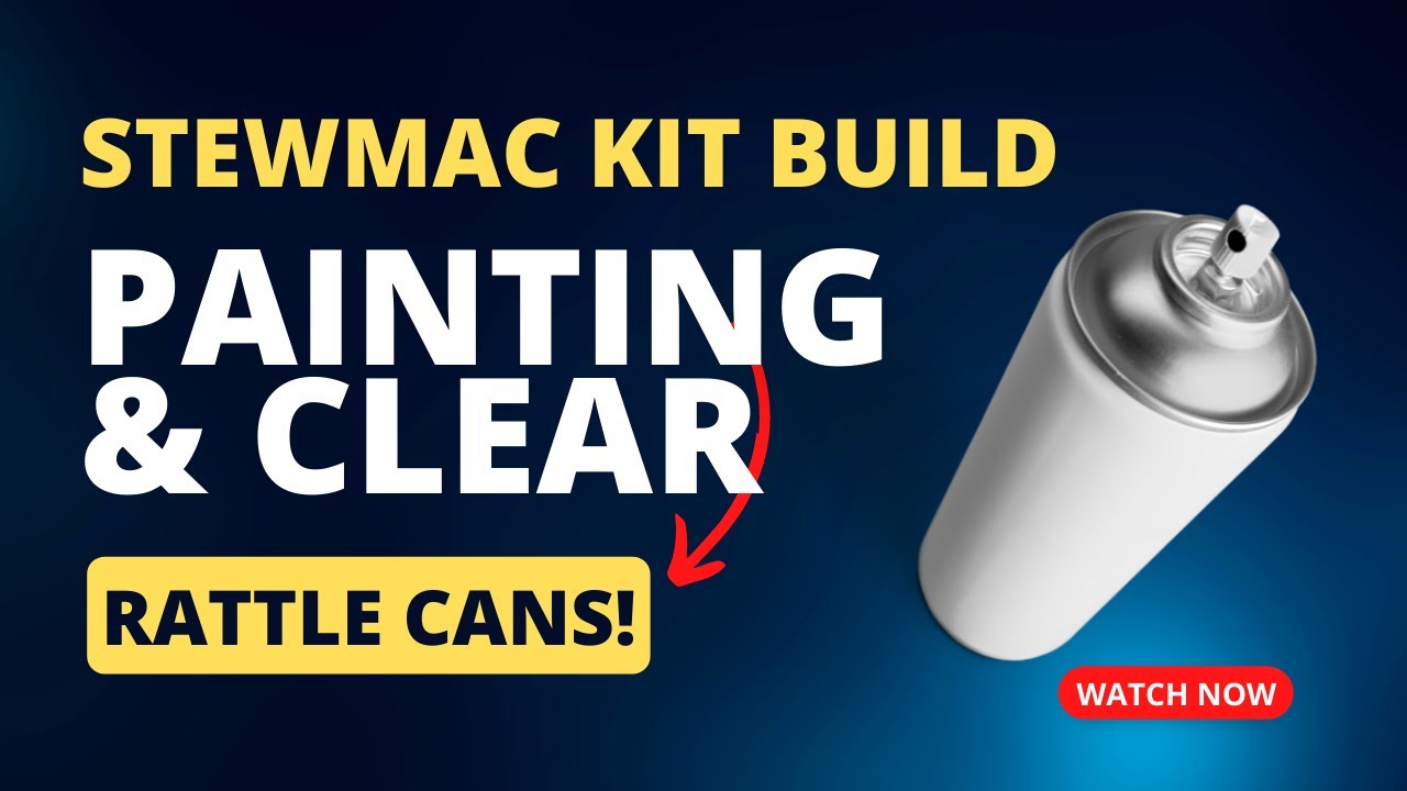 StewMac Guitar Kit - How To Paint The Body - YouTube