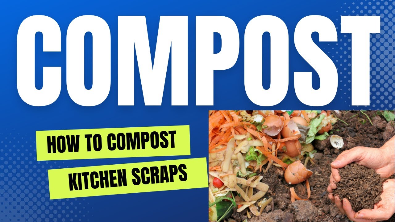 How to Compost Your Kitchen Scraps Using Milk Crates. - YouTube