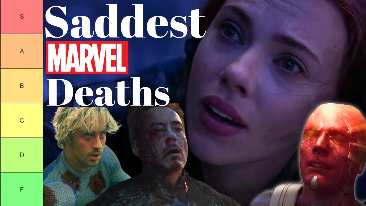 MCU Deaths That Are Actually SAD! - Marvel Movie Tier List - Spoilers ...