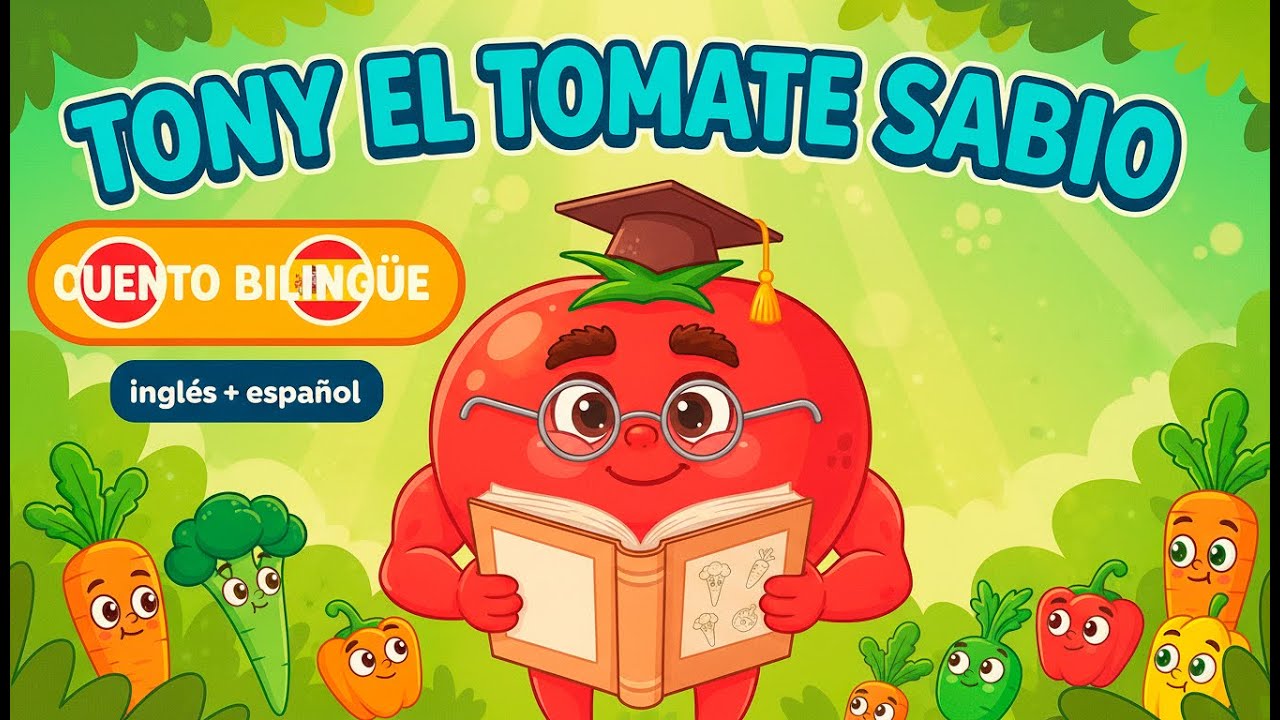 Tony el Tomate Sabio ¡Soy una fruta, no un vegetal! | Cuento Bilingüe ...