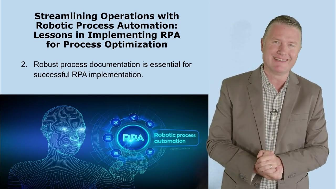 Streamlining Operations with Robotic Process Automation Lessons in ...