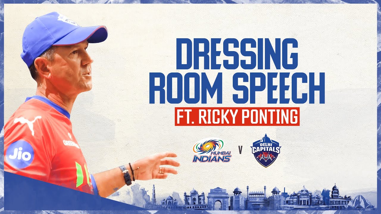 Dressing Room Speech ft. Ricky Ponting | MI vs DC | Delhi Capitals ...