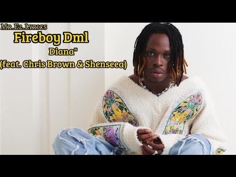 Fireboy DML Diana feat Chris brown & Shenseea ( official lyrics video ...