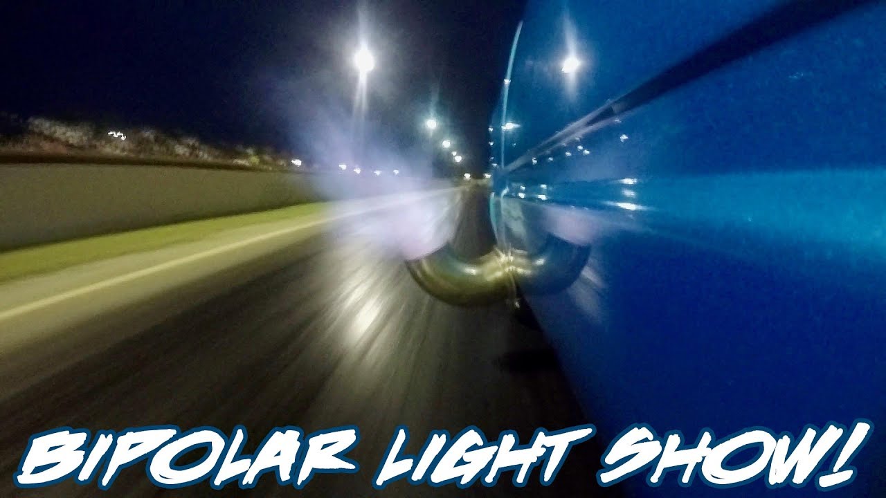 A BIPOLAR LIGHT SHOW AT CAROLINA DRAGWAY!! - YouTube