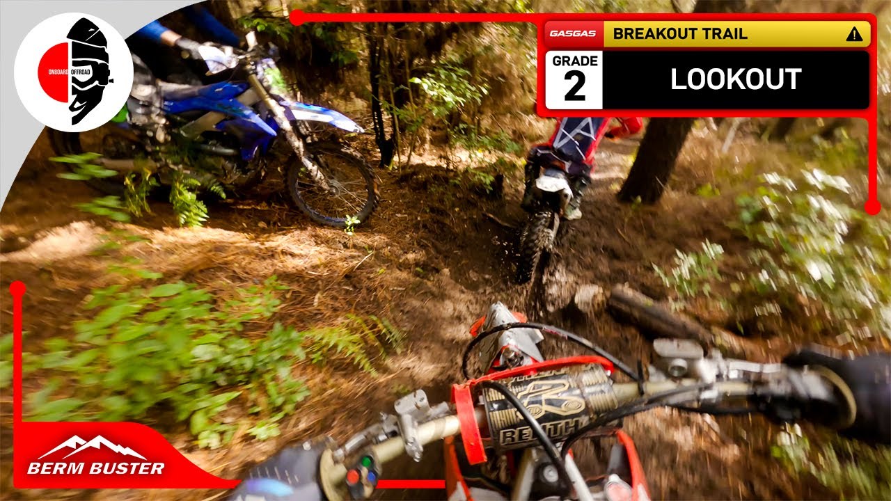 Berm Buster | GASGAS Loop 🔴 BREAKOUT TRAIL ⚠️ Lookout (Grade 2) - YouTube