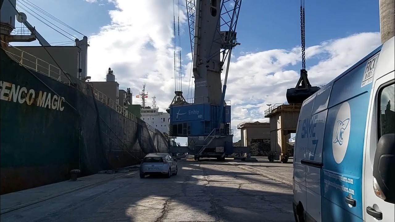 Descargando Cereal En El Puerto De Cartagena Escombreras🚢🚢 Youtube