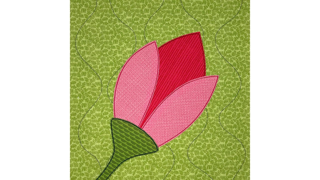 How to Assemble the Rosebud Block from the Wild Flowers Applique Quilt ...