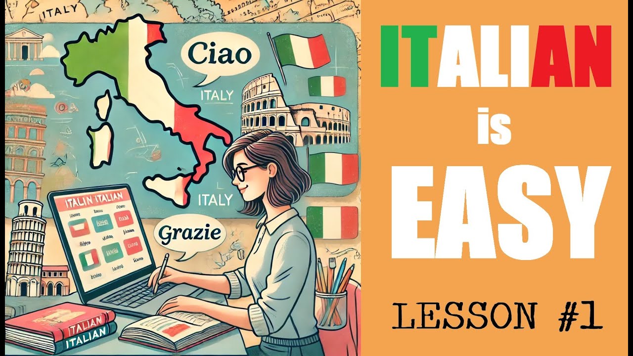 Absolute Beginner Italian Lesson 1 - Italian from Zero - Italian ...
