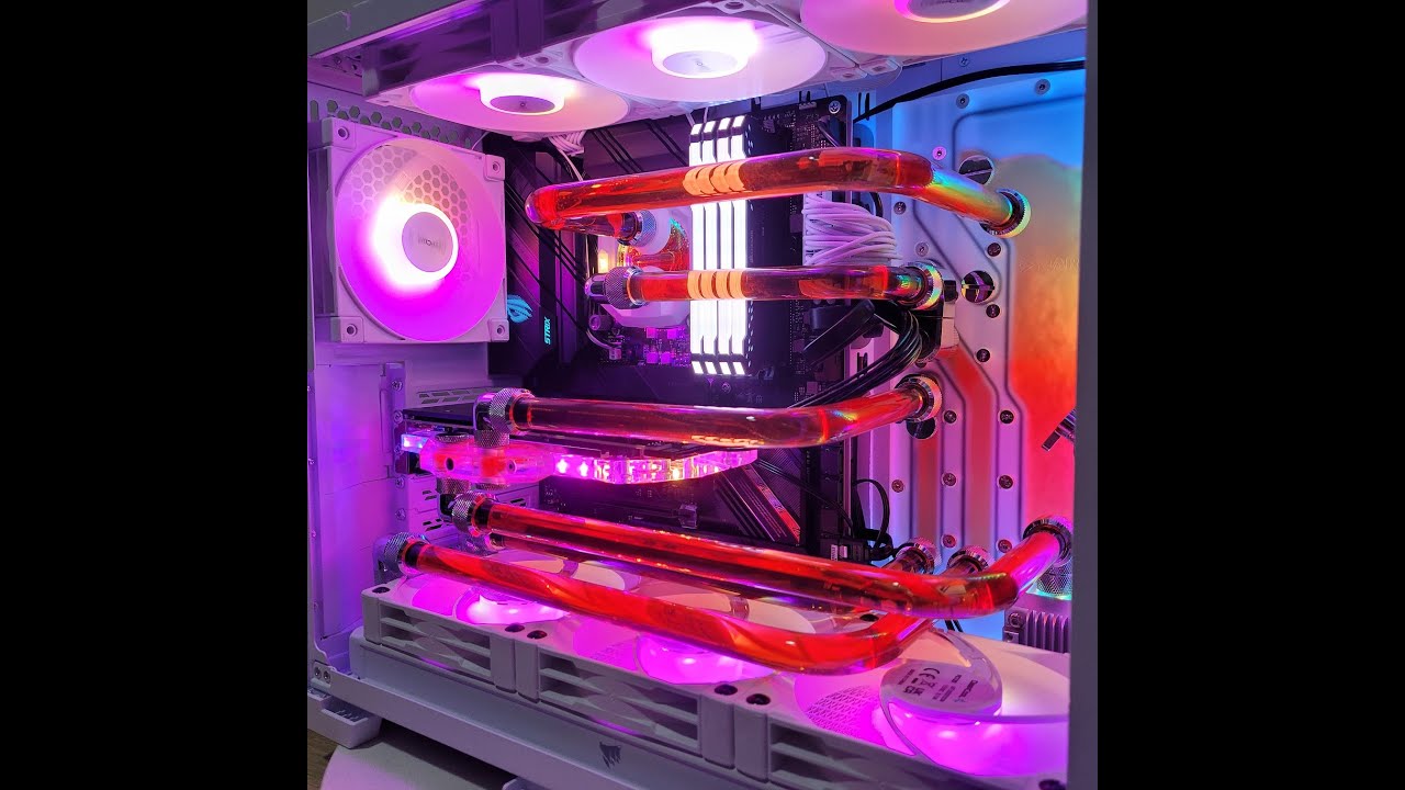 How to build a custom water Cooled Gaming PC in Lian Li o11 Dynamic ...