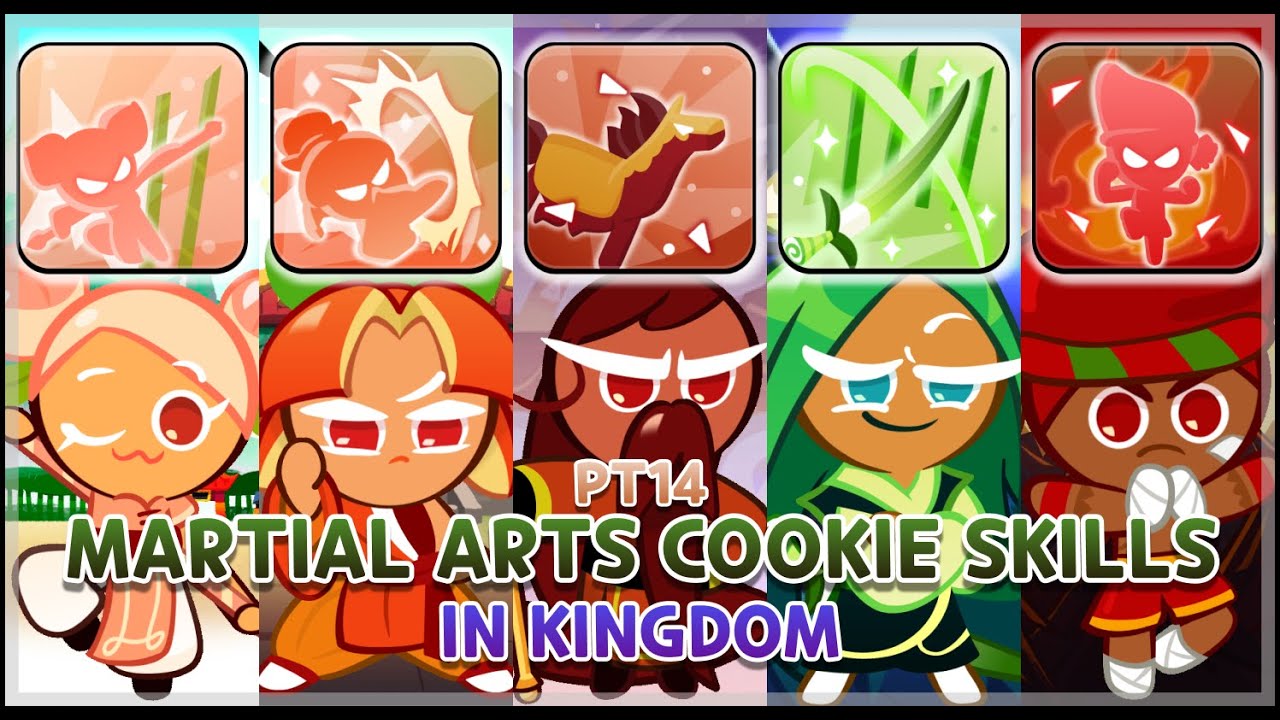 Martial Arts Cookie's Skills in CRK | Pt.14 | Cookie Run: Kingdom - YouTube