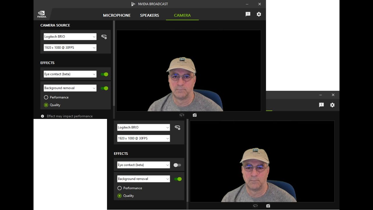NVIDIA Eye Contact - start looking at the camera in video s while ...