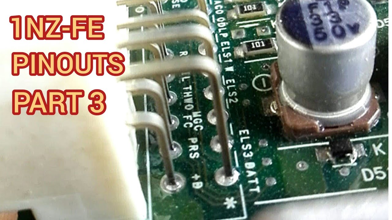 Toyota corolla 1nz,fe ecu wiring Pak made - YouTube