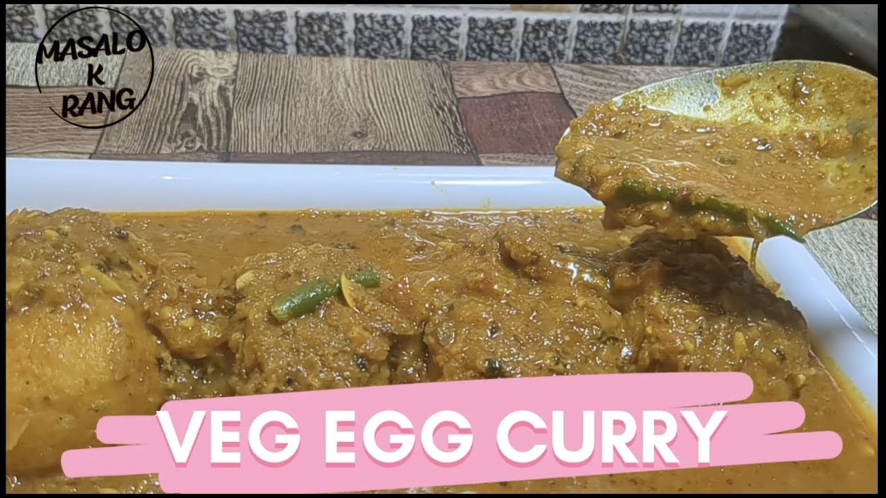Anda masala gravy eggless recipe | बिना अंडे के बनाये अंडा करी | Veg ...
