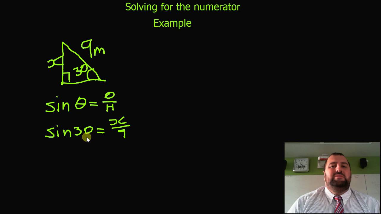 Trig Numerator Example - YouTube
