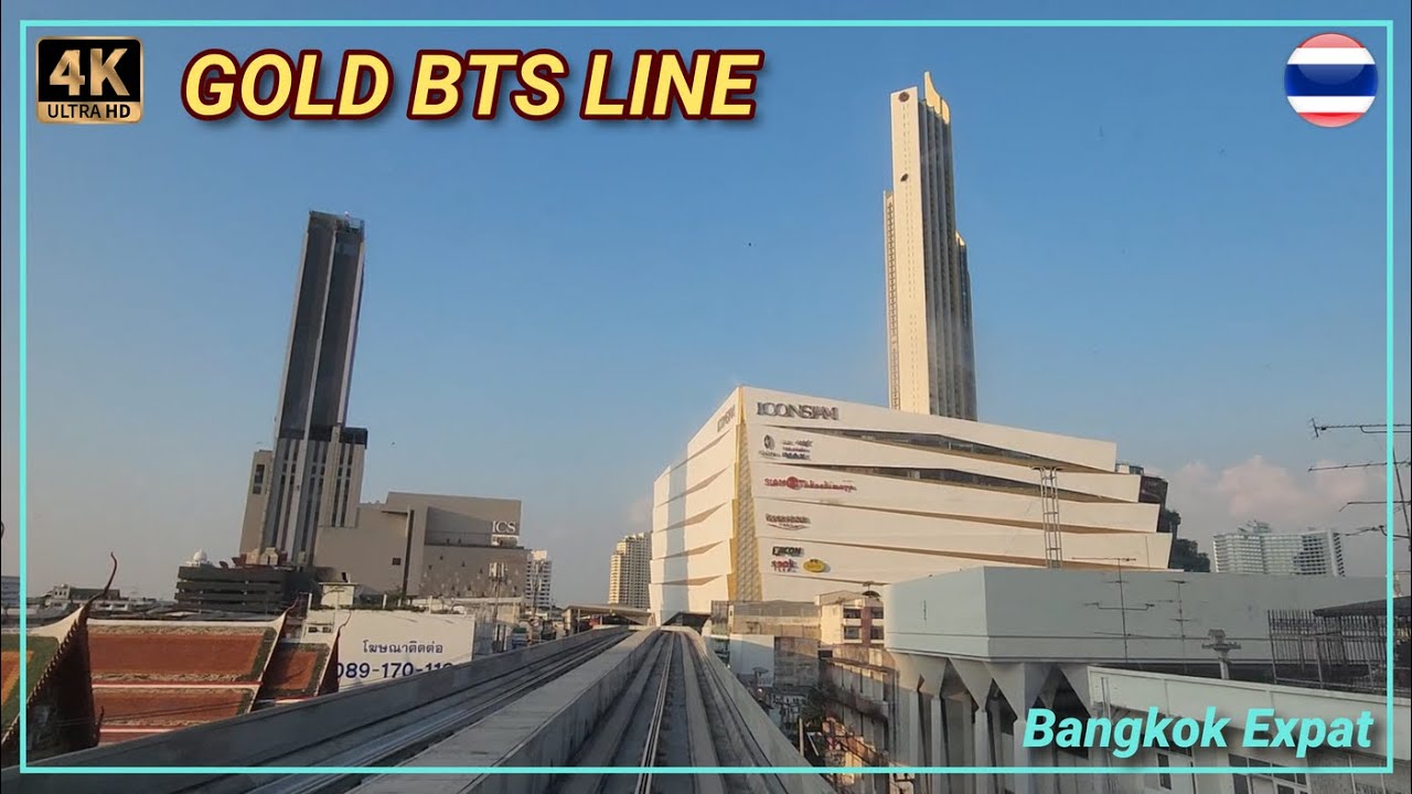Gold BTS Line Bangkok connecting the New ICL Mall Thailand # ...