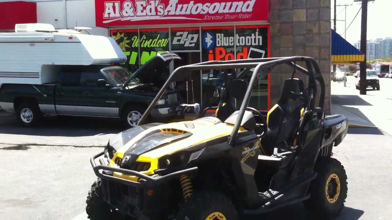 2010 Can Am Commander JL AUDIO SSV WORKS ipod SOUND SYTEM Al & Ed's ...